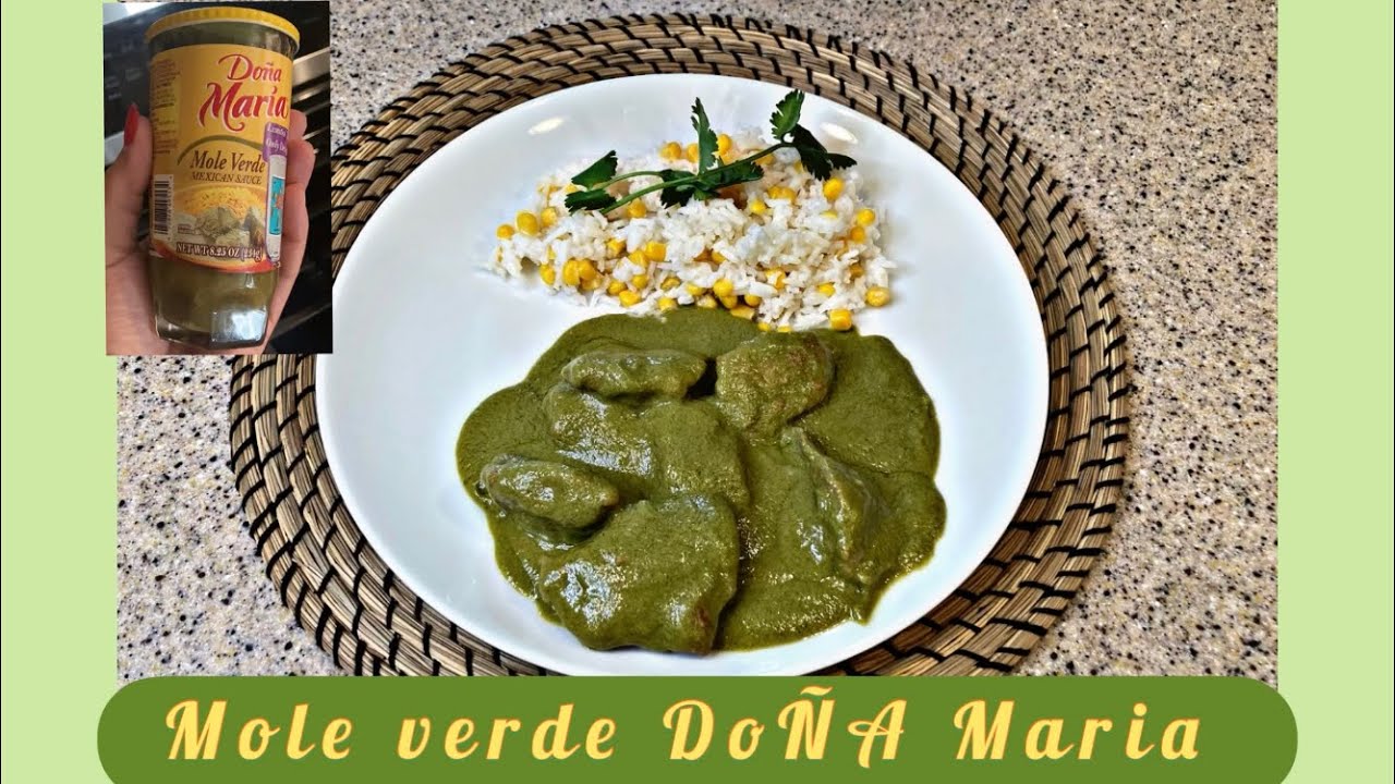 #Mole #verde Doña María con costillas de Puerco fácil y delicioso # ...