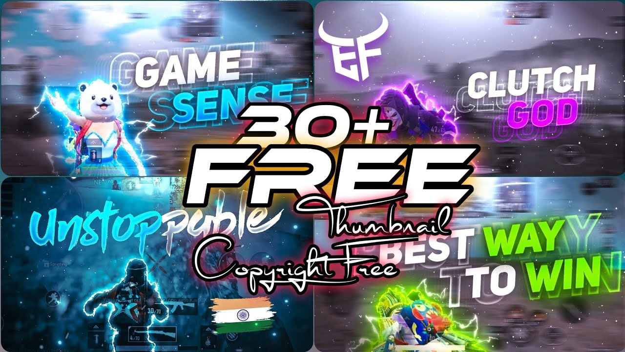 Copyright Free BGMI Thumbnails | Free To Use Thumbnail | Top 30+ Bgmi ...