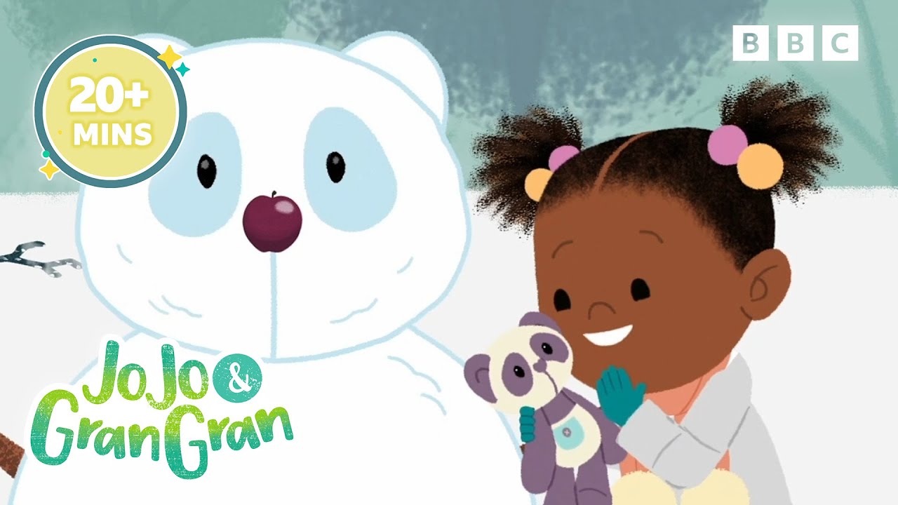 Playing with Friends in the Snow ️ | +25 Minutes | JoJo and Gran Gran ...