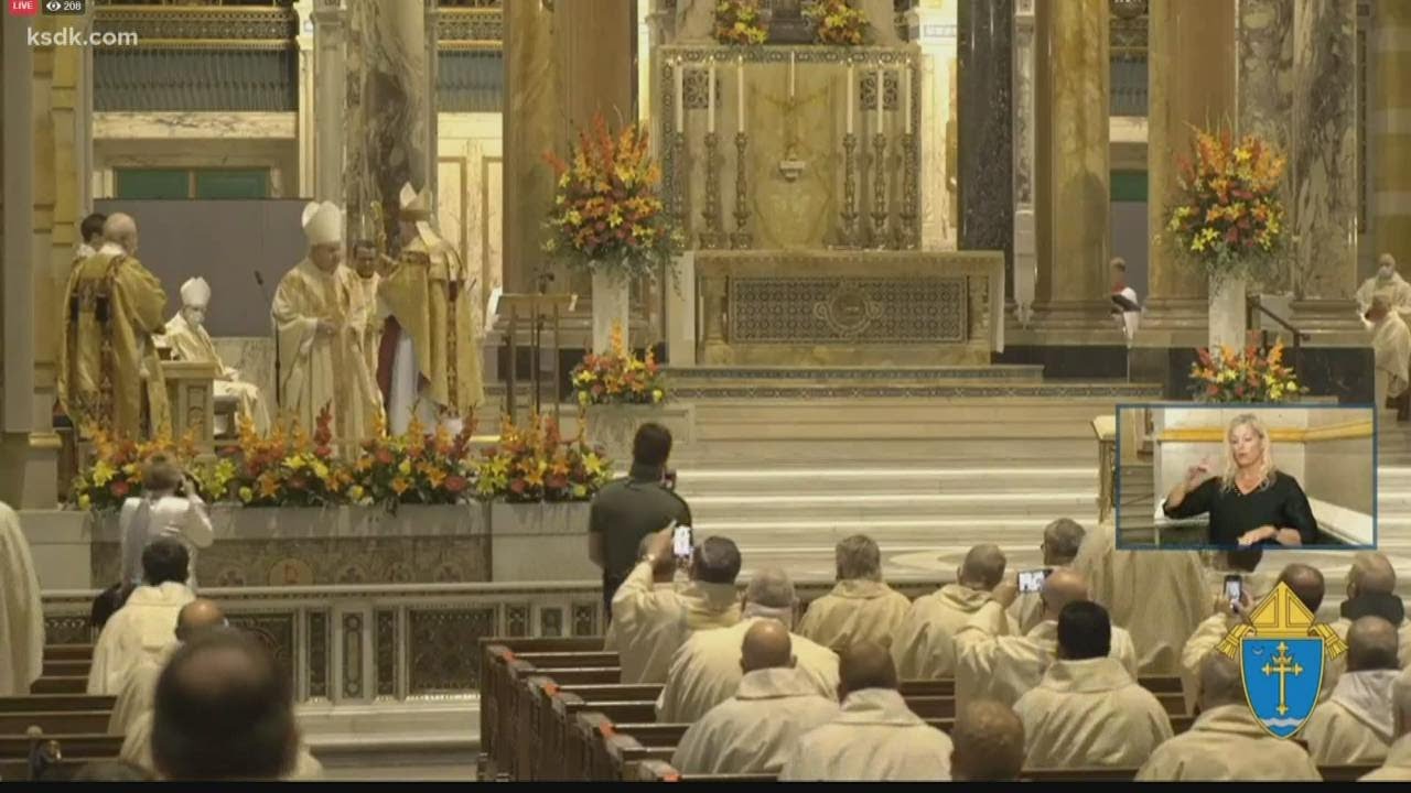 Archdiocese of St. Louis installs new archbishop - YouTube