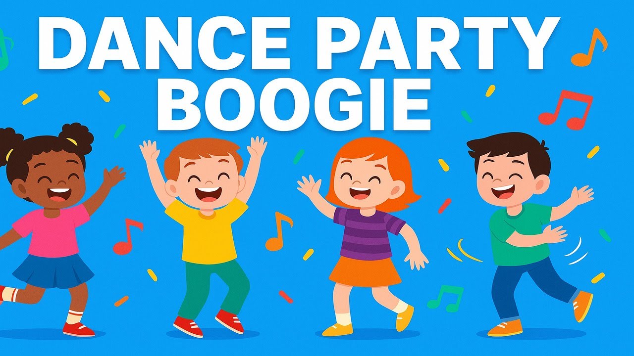 🎉 Dance Party Boogie – Fun Kids Dance Song 🎵 | Action, Movement ...