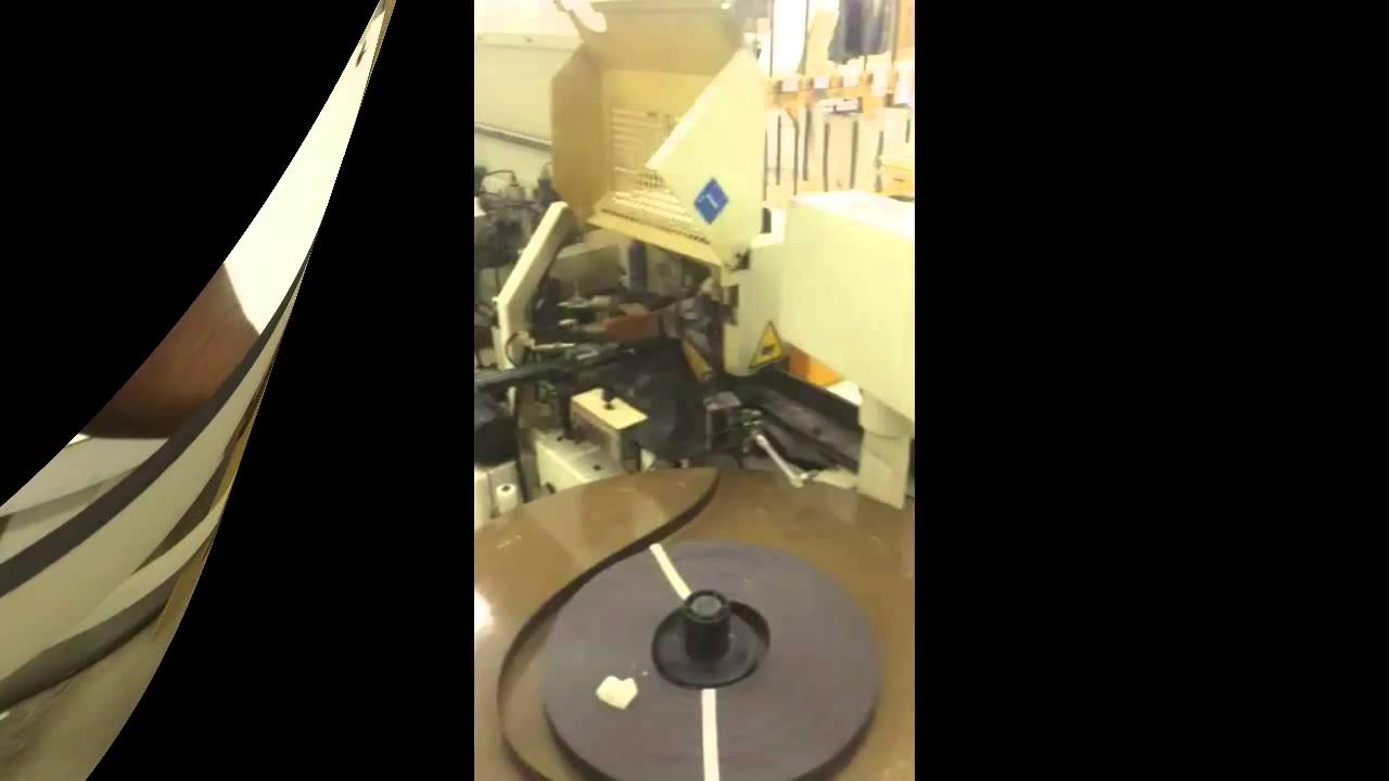 SCMI K208ER Single Sided Automatic Edge Bander - YouTube