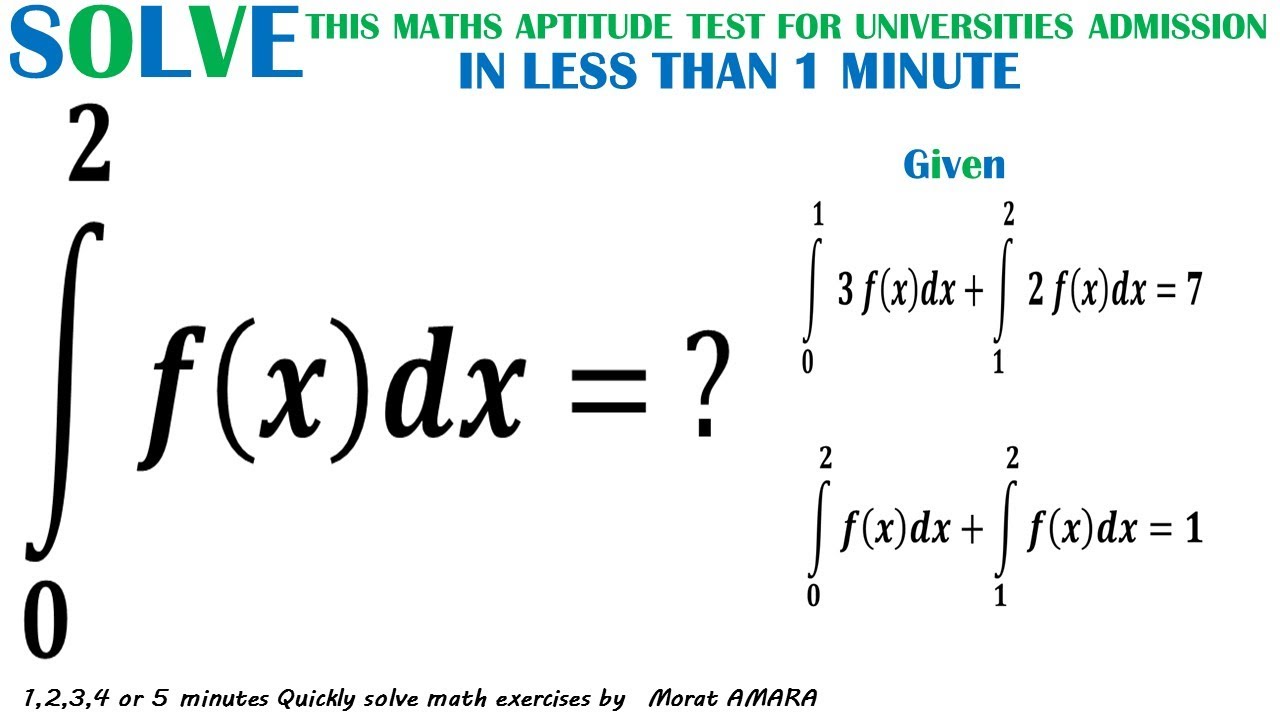 Solving this Oxford MAT in less thn 1 minute. - YouTube