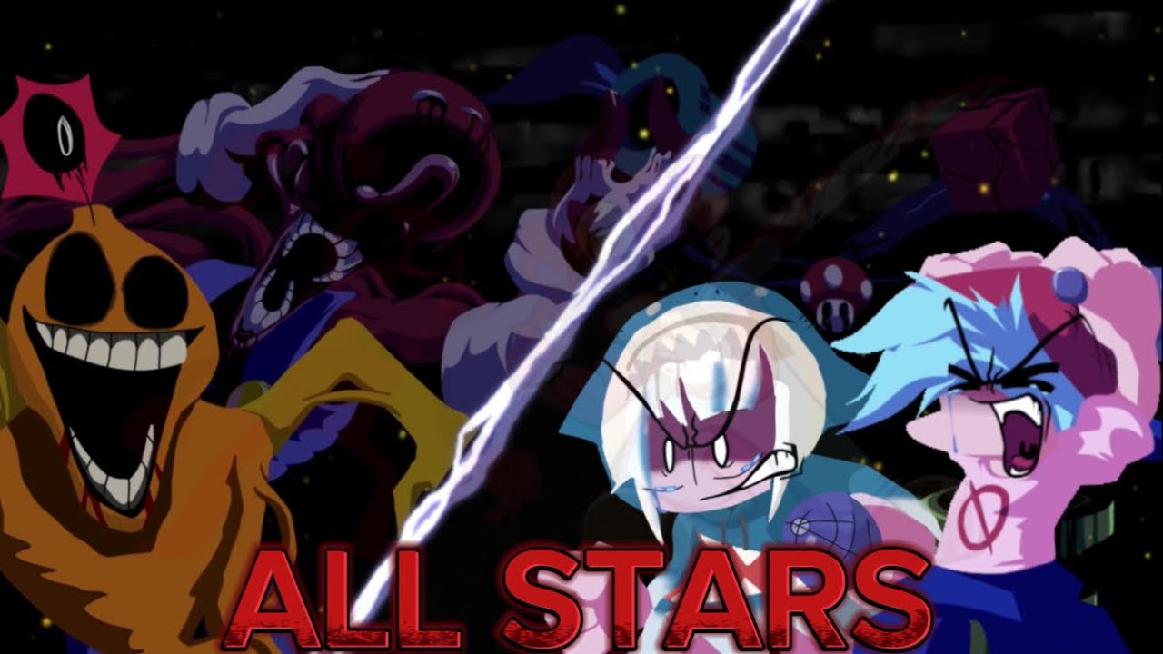 All Stars but Ultra A and Ultra M vs Gawr gura and BF sings Mario ...