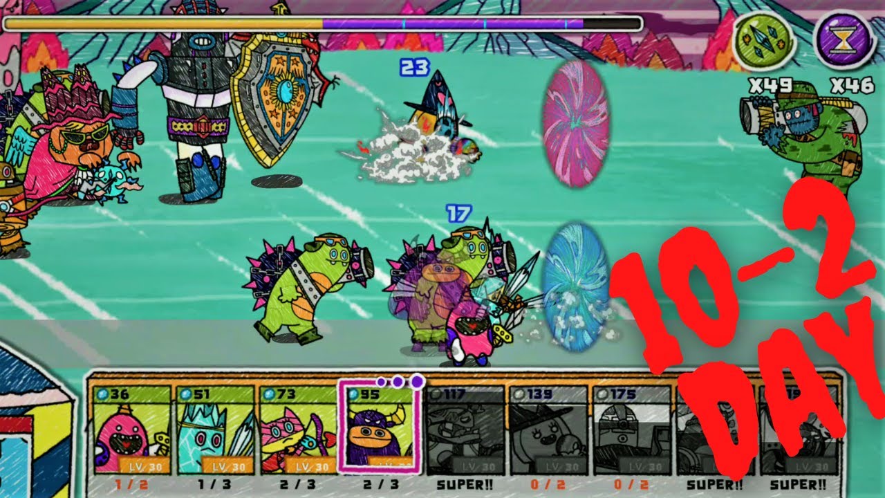 Monster VS Zombie gameplay level 10 - 2 Day - Android mobile game - YouTube