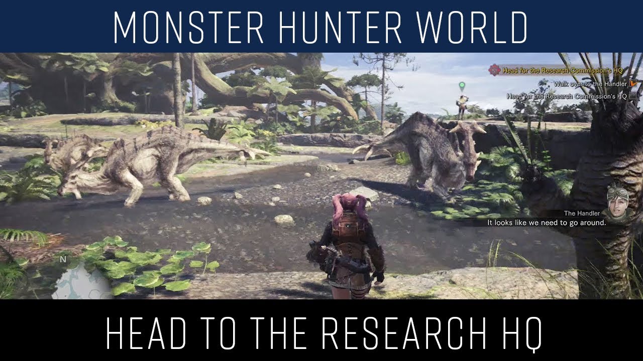 Monster Hunter World - Head to the Research Commission's HQ - YouTube