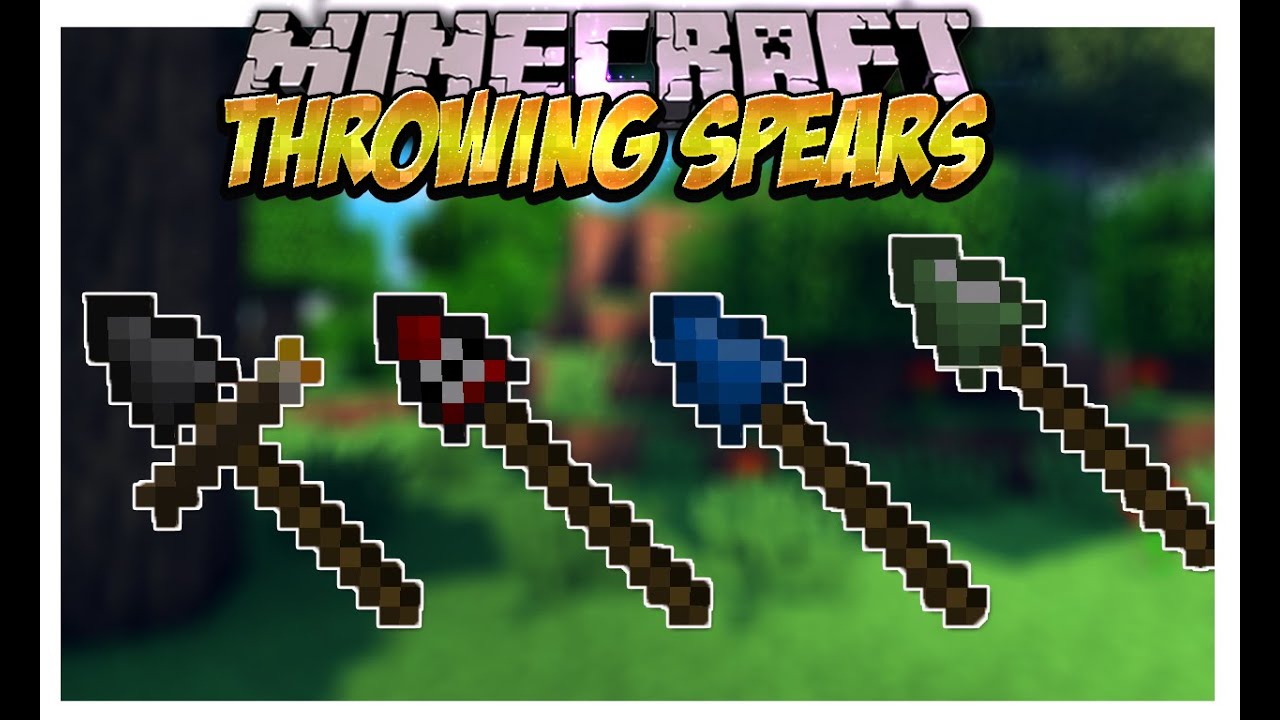 Throwing Spears Mod (Lanzas de TNT,Diamante,Antorchas,Truenos y mas!) Minecraft 1.8/1.7.10/1.7.2 ...