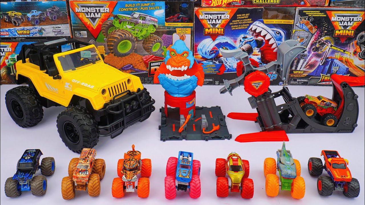 Monster Jam Collection Unboxing Review | Monster Jam Monster Trucks ...