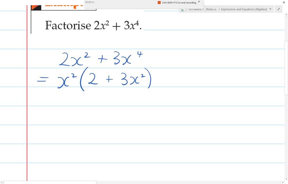 Factorising part 4 - YouTube