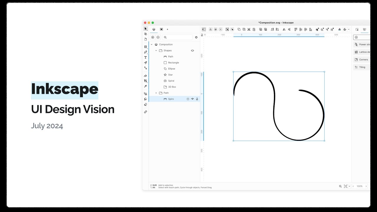Inkscape UI Vision Work - YouTube