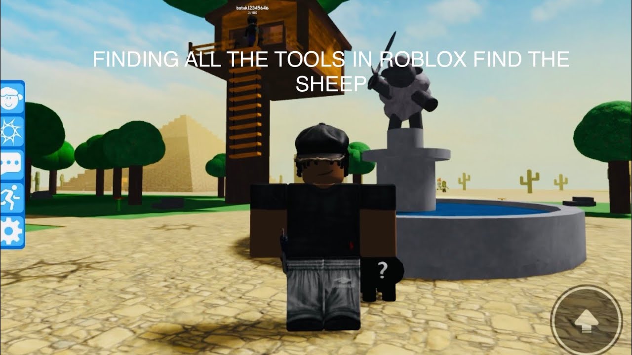 FINDING ALL THE TOOLS IN ROBLOX FIND THE SHEEP - YouTube