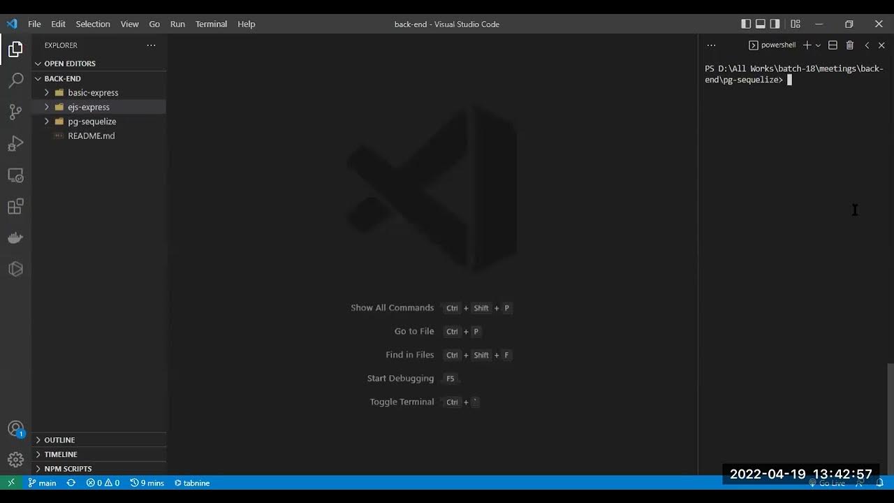 Node Js Express Tutorial Part 4 Postgres Dan Sequelize Youtube