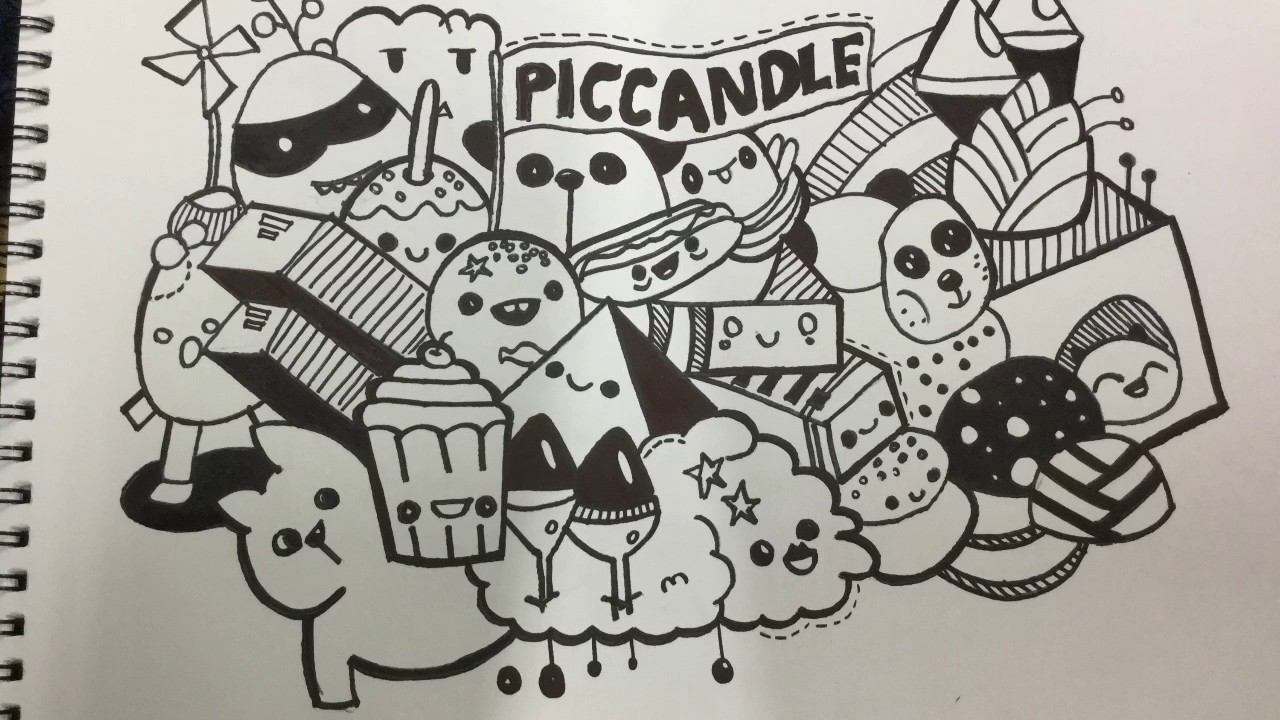projek psv // doodle art // TKC 1N 2017 🤙🏻 - YouTube