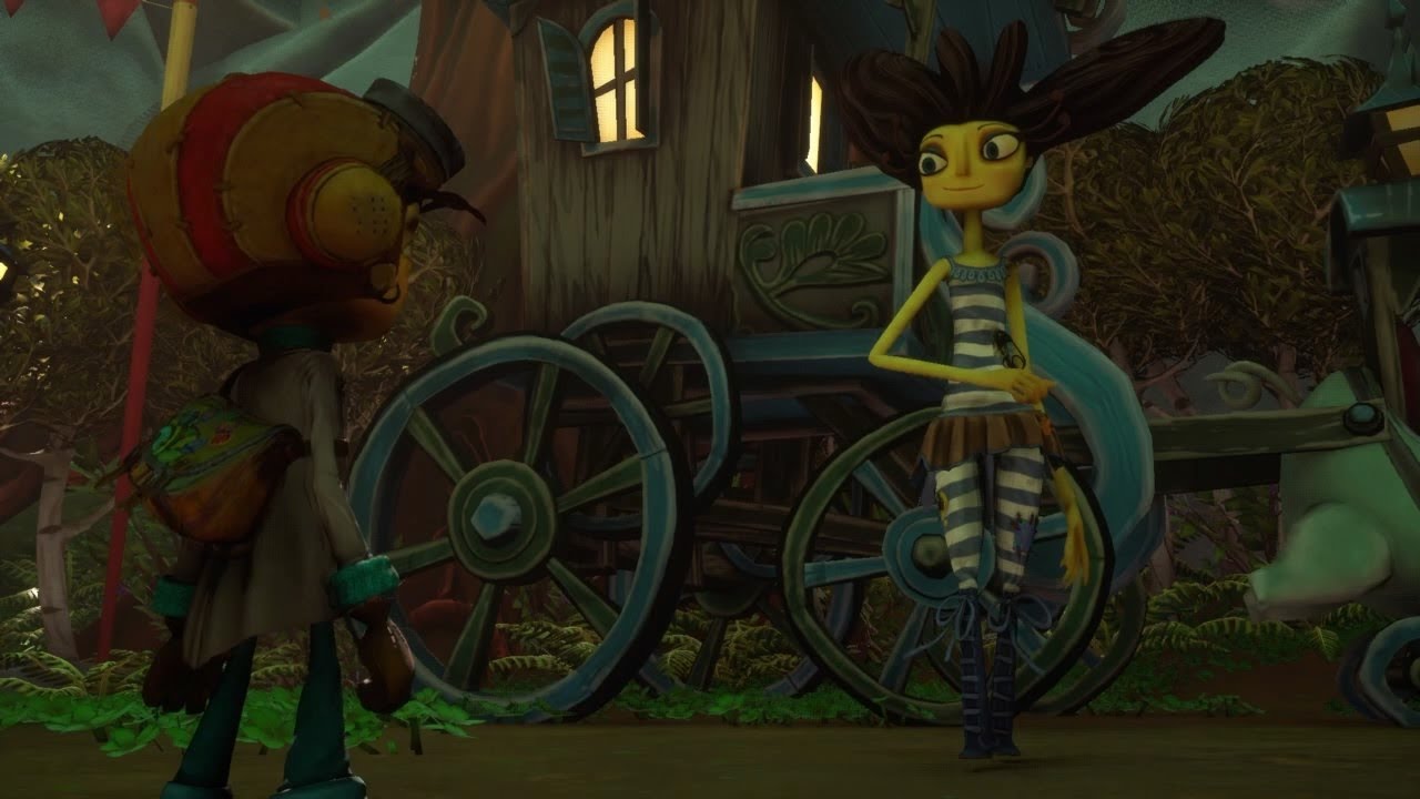 Psychonauts 2 Raz visit the family camp - YouTube