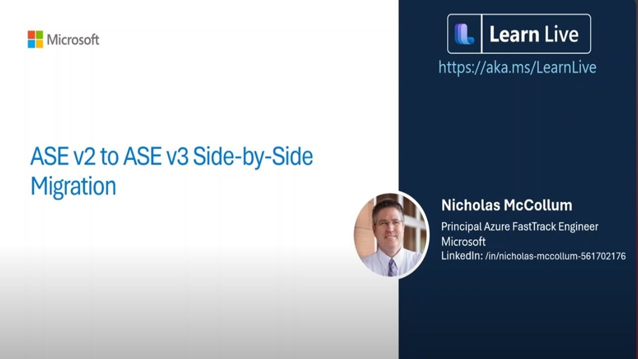ASE v2 to ASE v3 side-by-side migration - YouTube