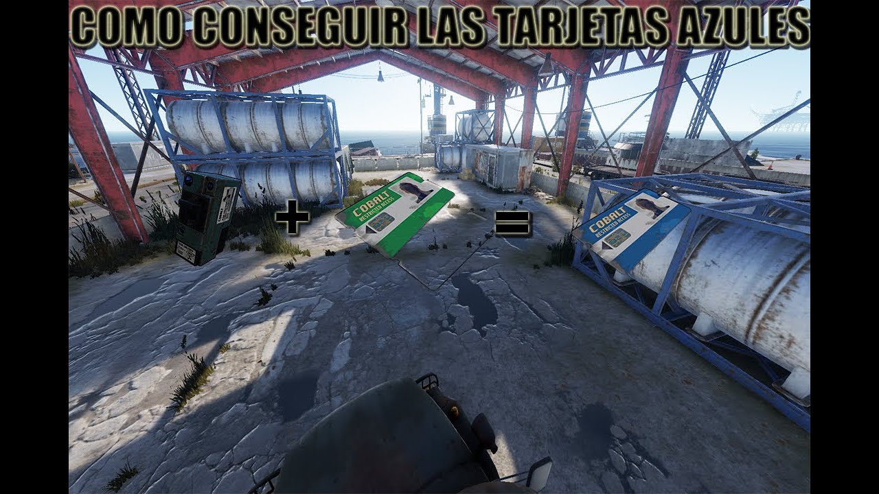 Como Conseguir las tarjetas Azules + Ruinas!! ll Rust ll Video-Tutorial ...