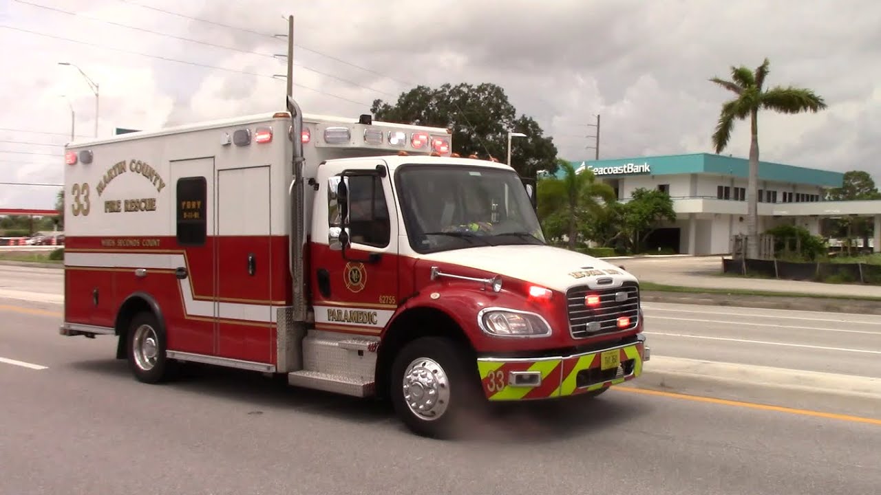 *New* Martin County Fire Rescue Rescue 33 Responding With EQ2B - YouTube
