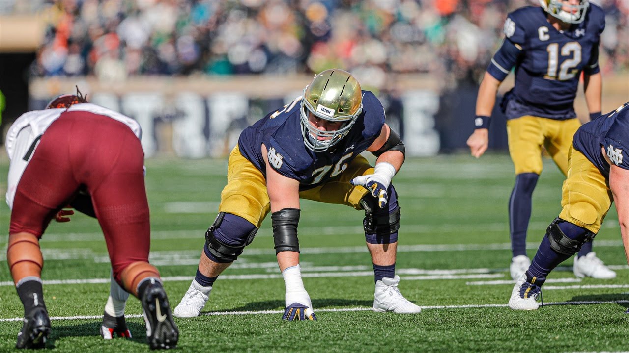 NFL Draft: Josh Lugg | Notre Dame Wexford, PA - YouTube