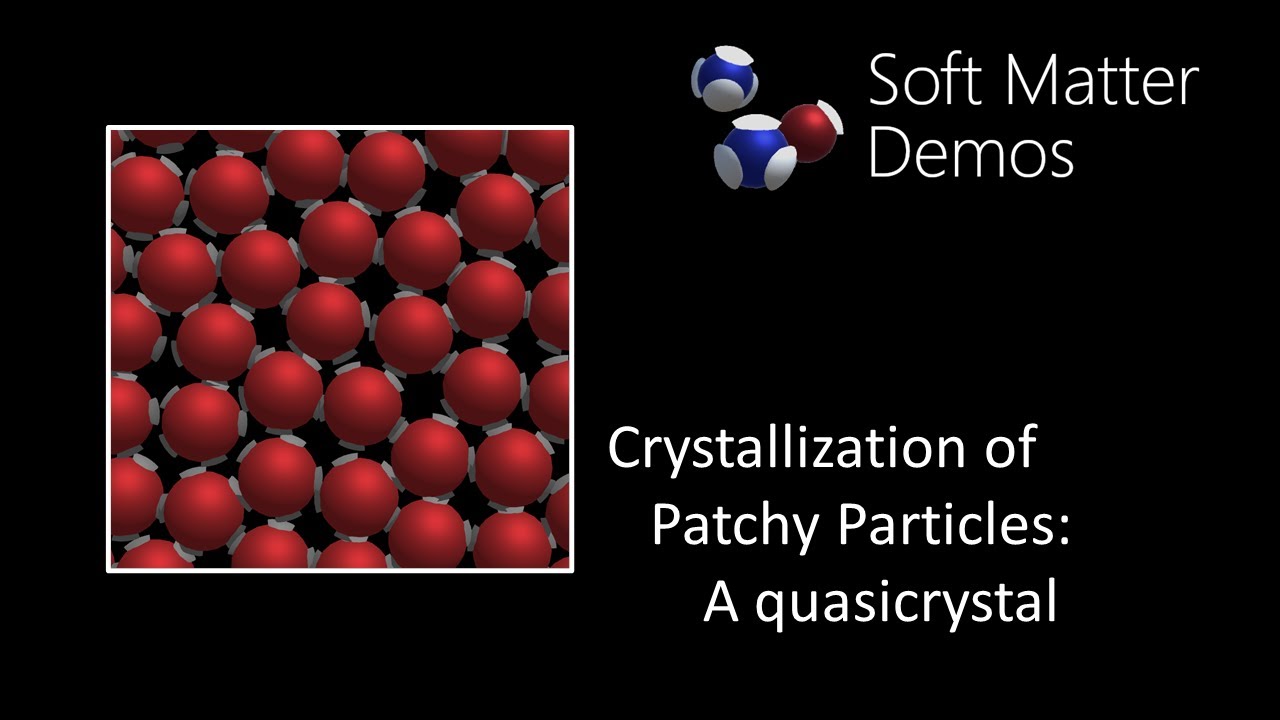 Crystallization of patchy particles: a quasicrystal - YouTube