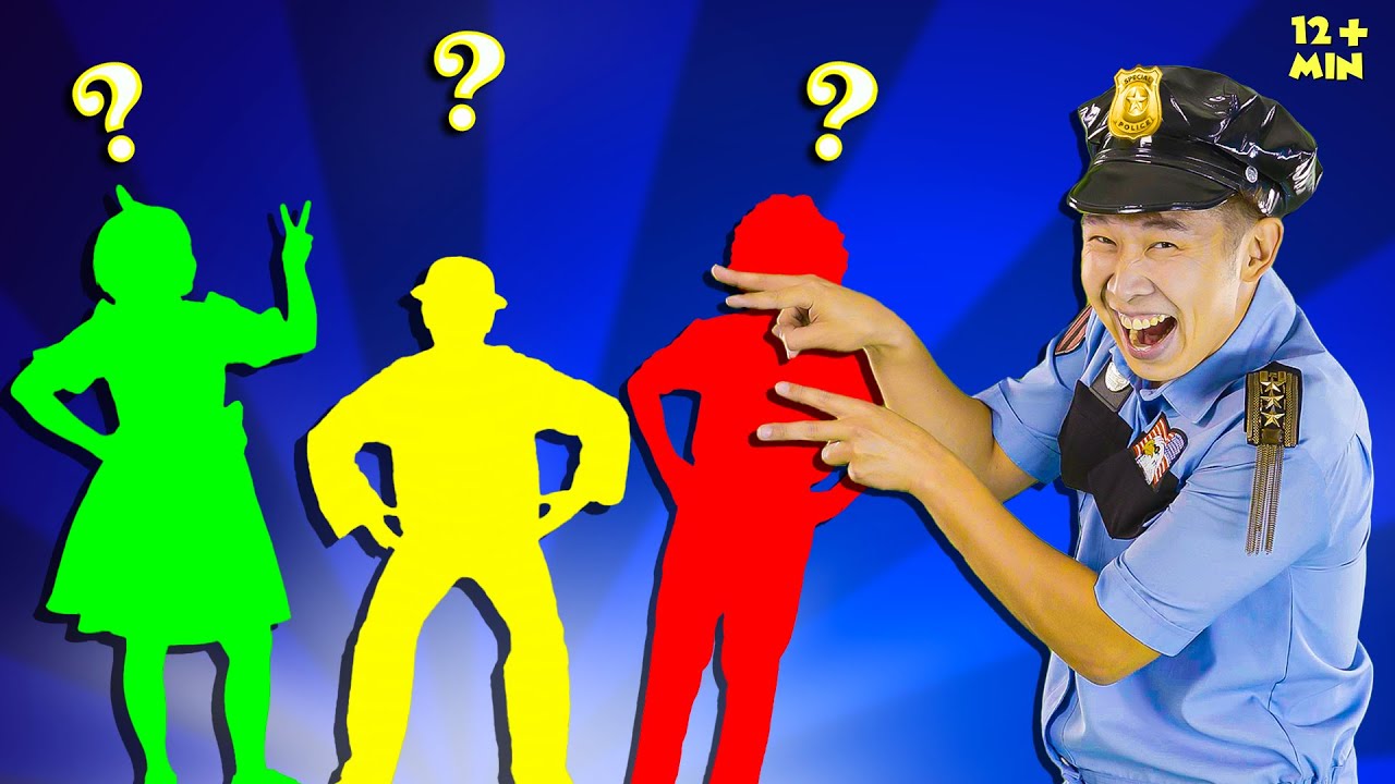 Tickle Policeman 👮‍♂️🚓🚨 + More Kids Songs And Nursery Rhymes | Lights ...