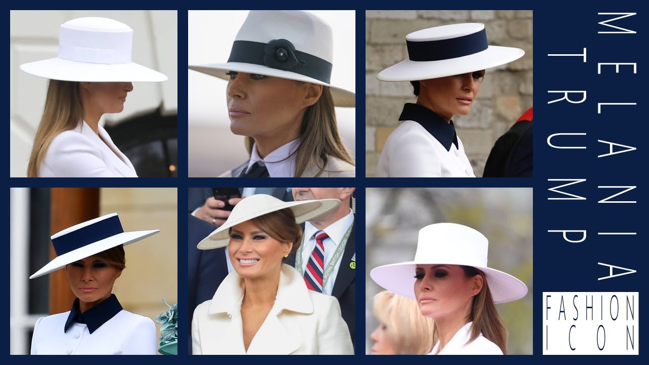 Melania Trump Fashion Icon - White House White Hats - YouTube