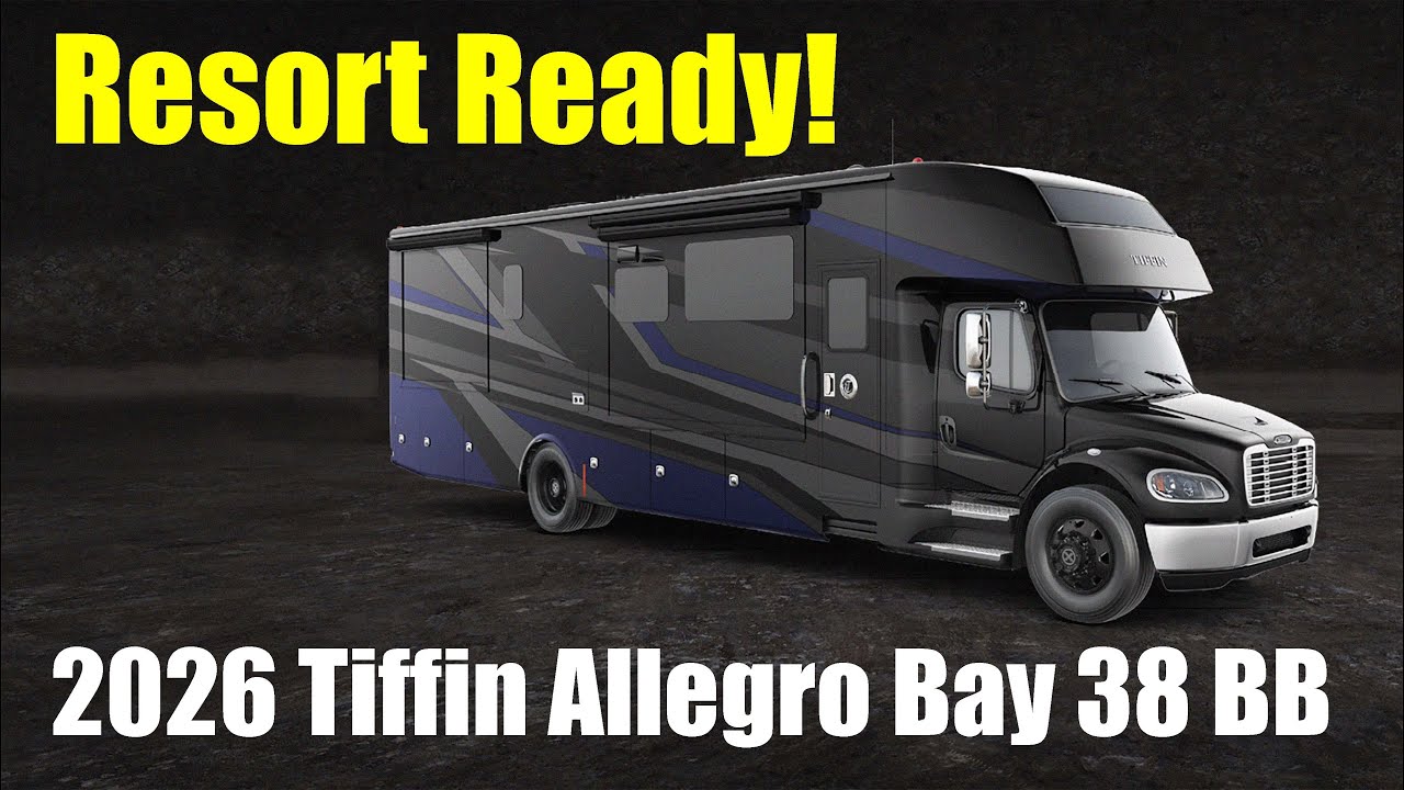 AMAZING! 2026 Tiffin ALLEGRO BAY 38 BB SUPER C Motorhome - YouTube