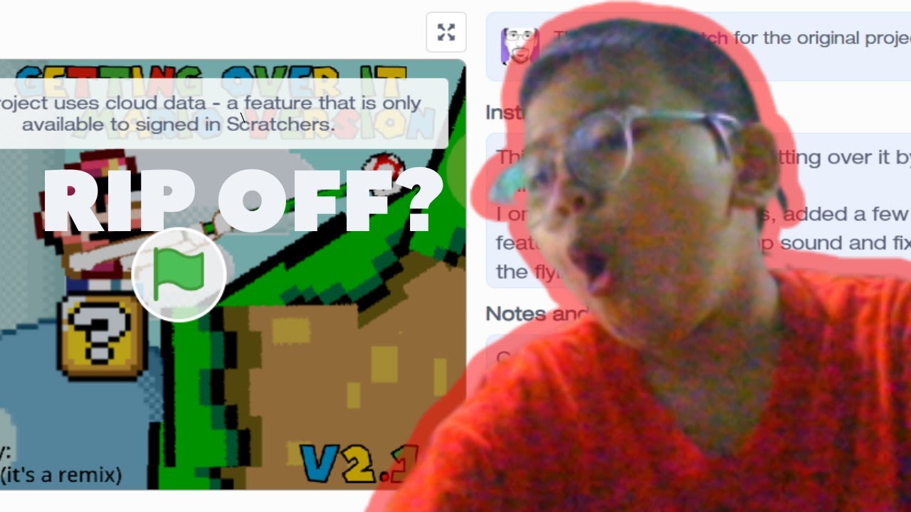 Playing rip off of getting over it?!?!?!?!?!?!?!?!?!?!?! - YouTube