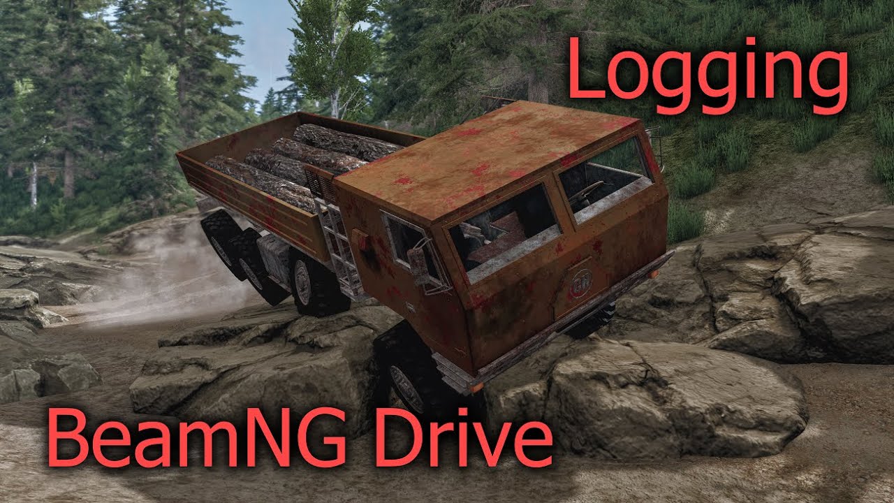 Epic Logging Challenges in BeamNG Drive Inspired by SnowRunner! - YouTube