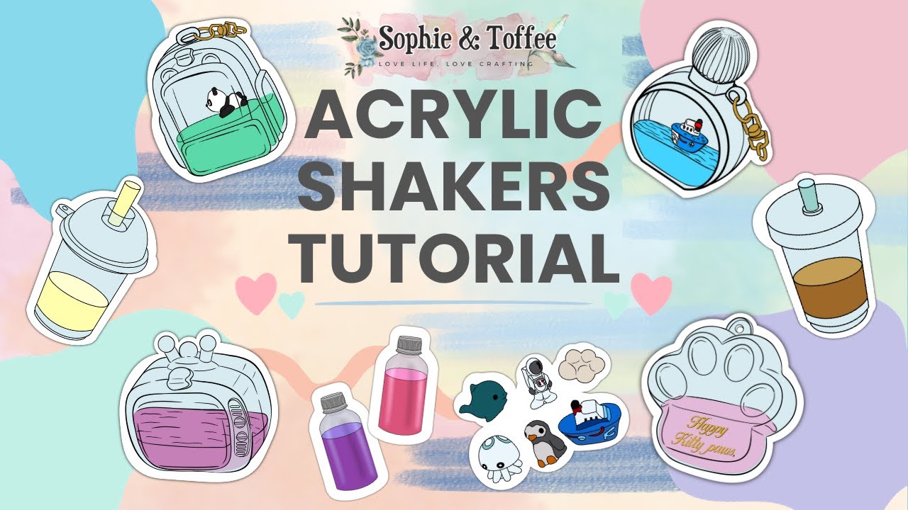 Acrylic Floating Charms Tutorial - YouTube