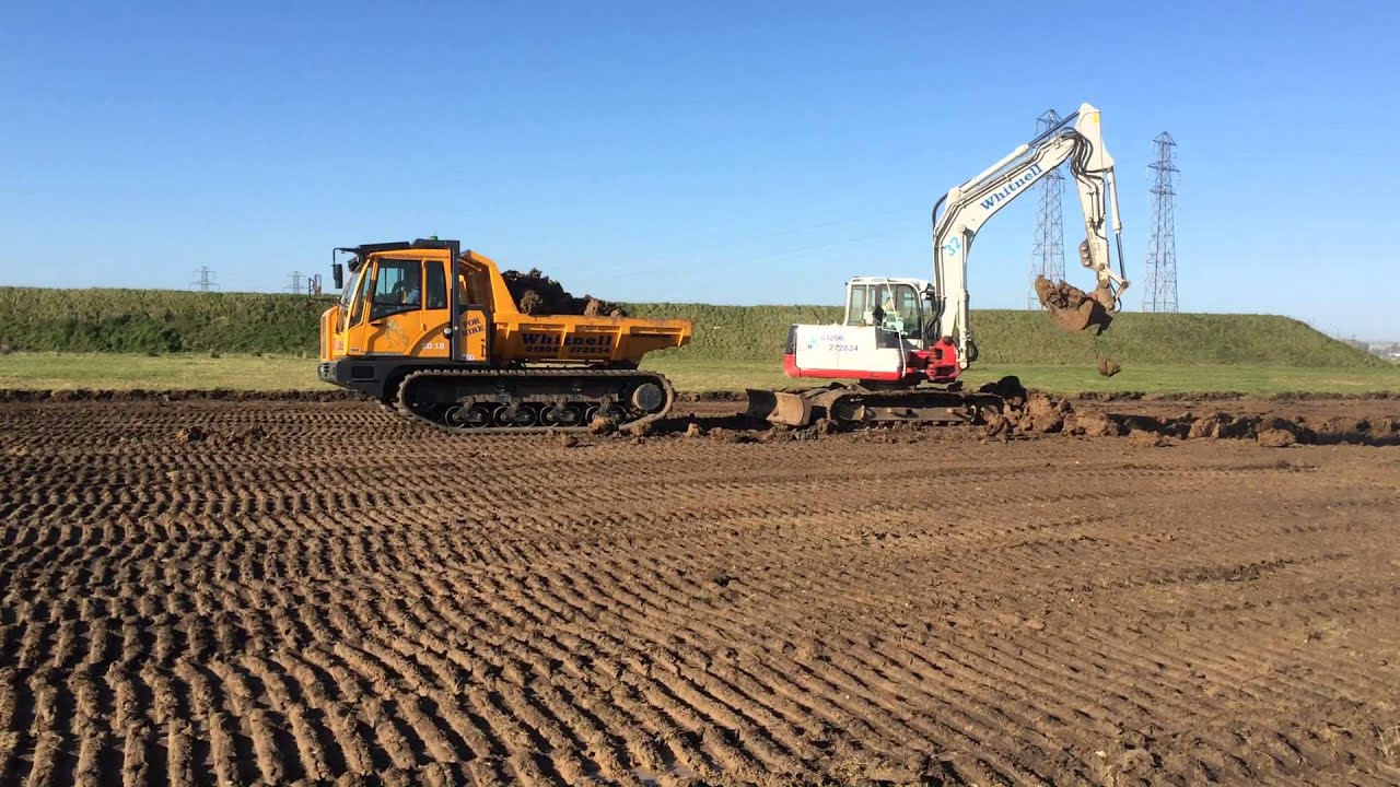 Bergmann tracked Dumper in operation - YouTube