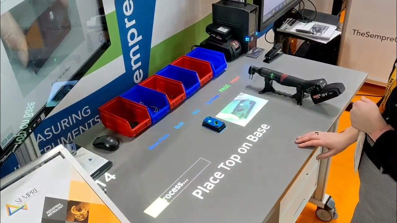 Arkite HIM operator guidance system, integrated with Desoutter smart tool - YouTube