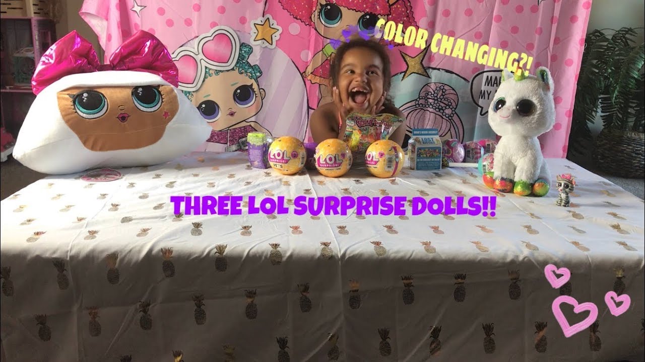 WE GOT A COLOR CHANGING LOL DOLL?? | Surprise Toys with Ruby - YouTube