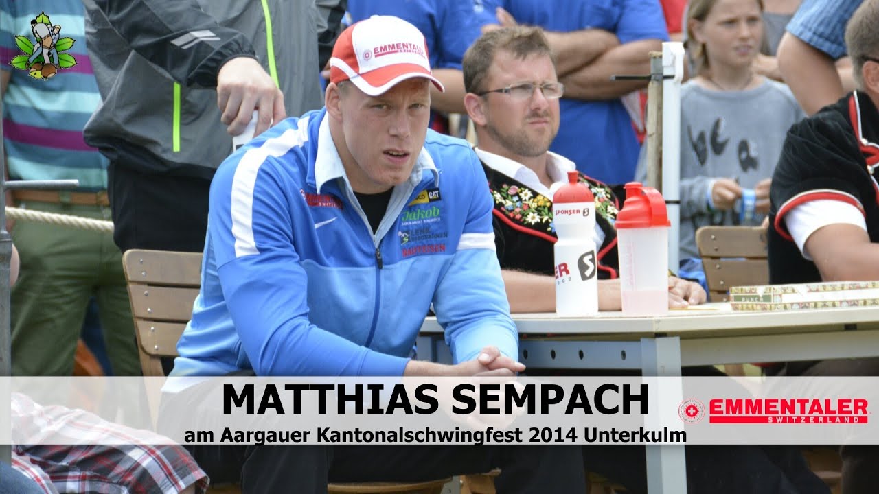 Sempach Matthias am Aargauer Kantonalschwingfest 2014 Unterkulm - YouTube