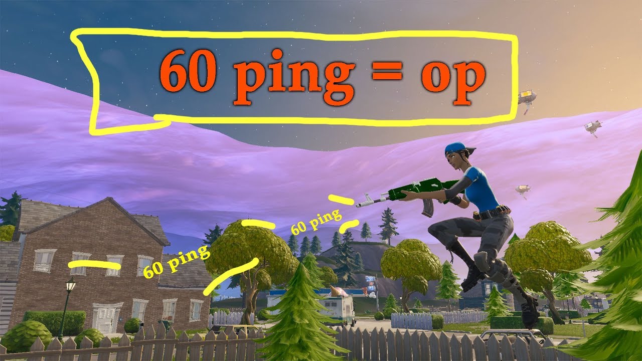 How I Play Fortnite Competitive With High Ping - YouTube