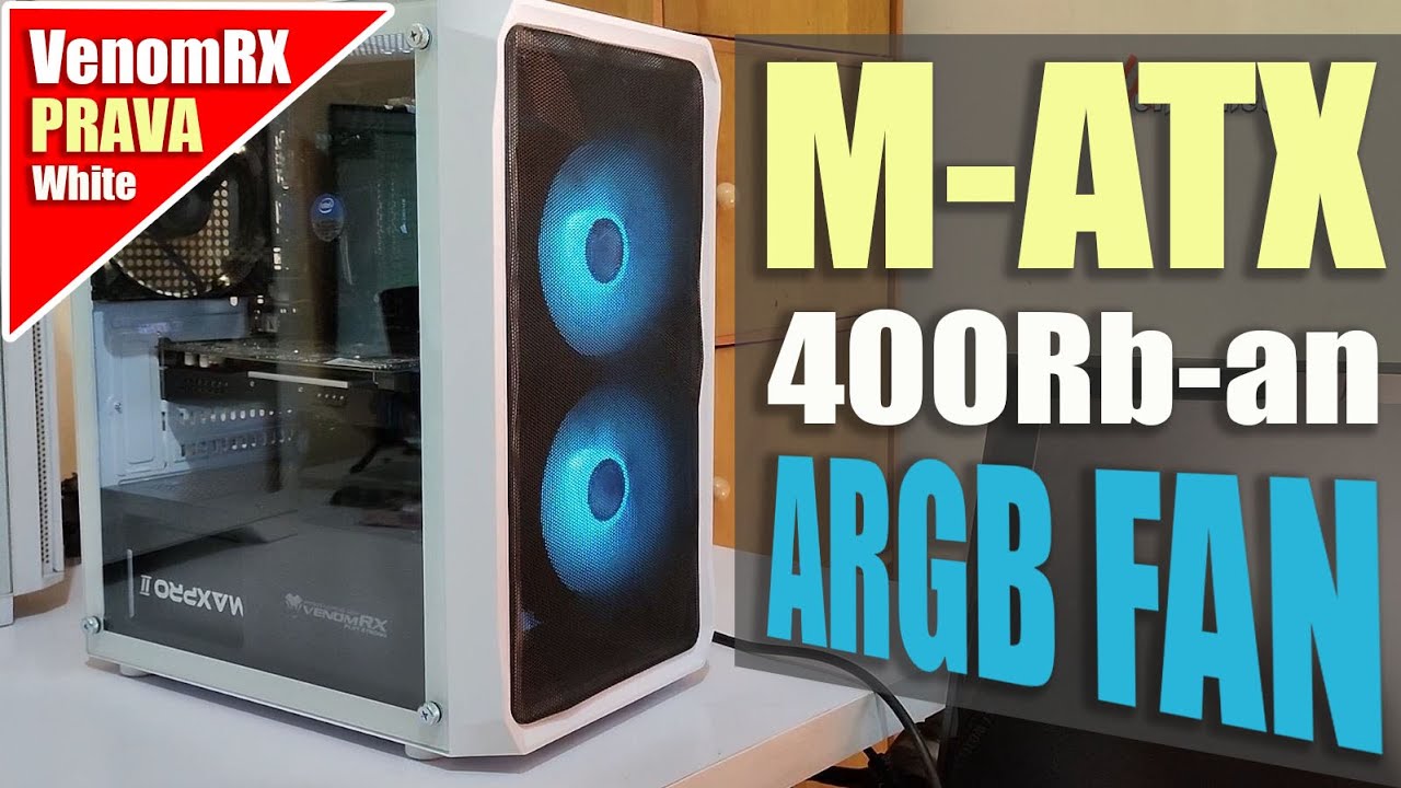 Casing PC cocok banget buat rakit PC KERE HORE! VenomRX Prava White ...