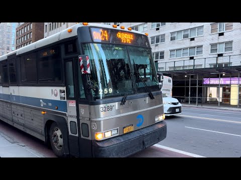 MTA Bus Company: 2006 MCI D4500CL #3289 On The QM24 @ East 57th Street ...