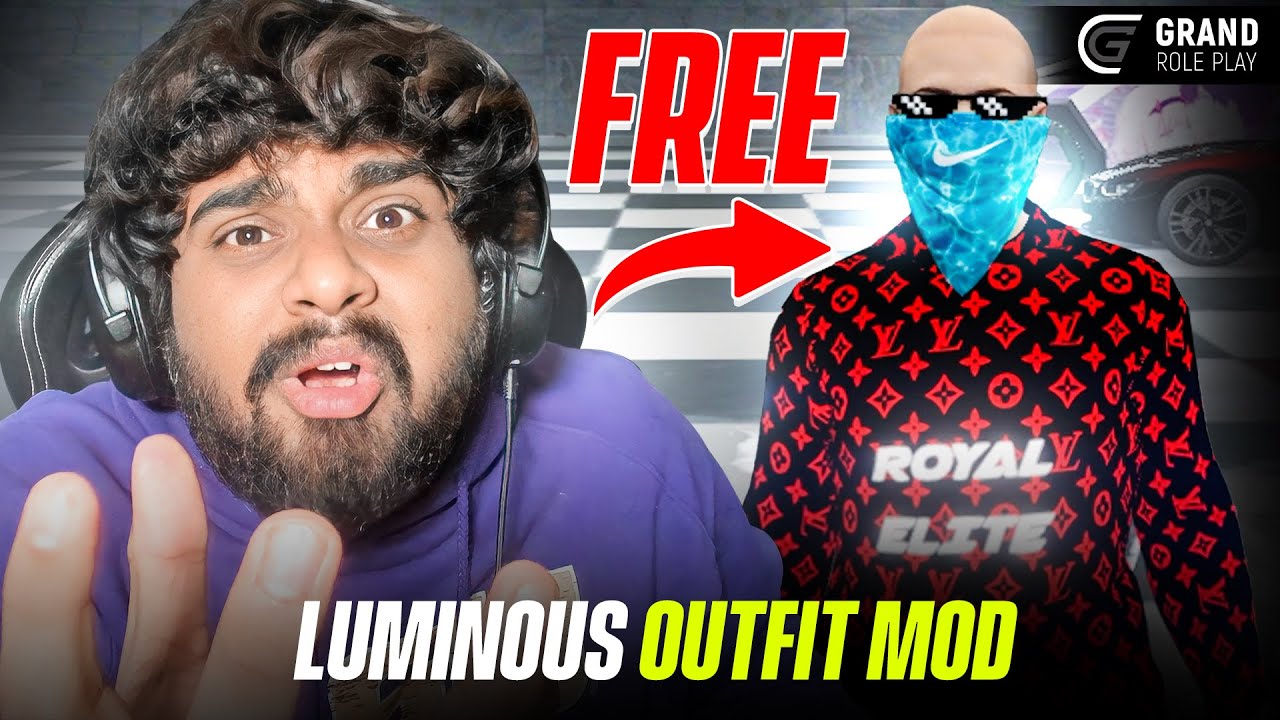Install Free Custom Luminous Outfit In Grand RP By Sahara YT - YouTube