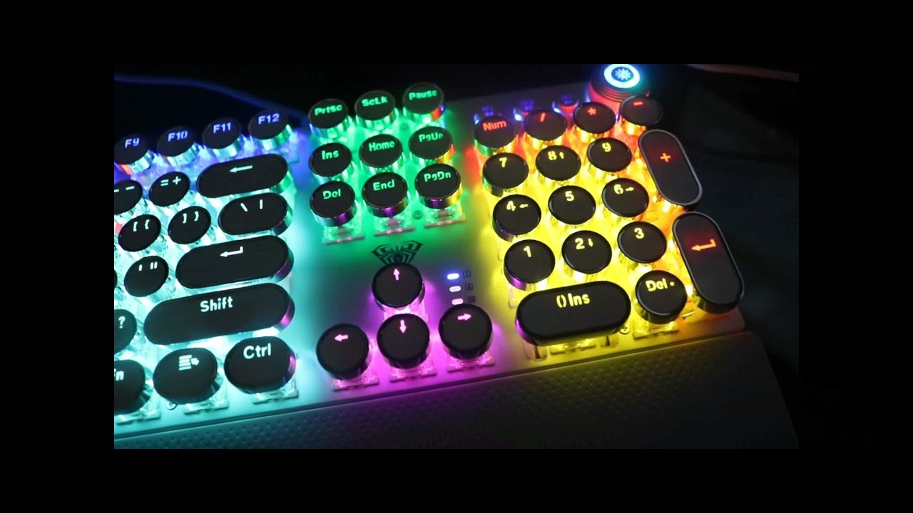 Unboxing a RGB RetroPunk Style Keyboard and other stuff! - YouTube