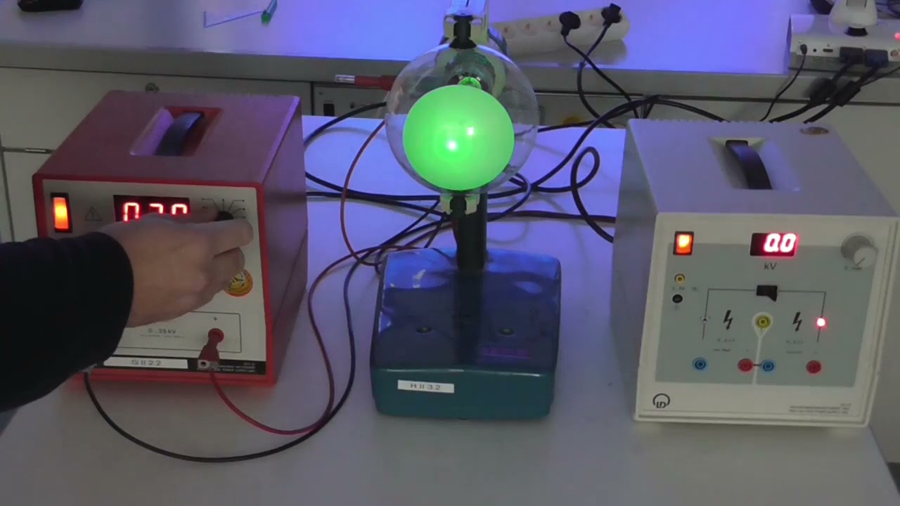 Electron diffraction on graphite - YouTube