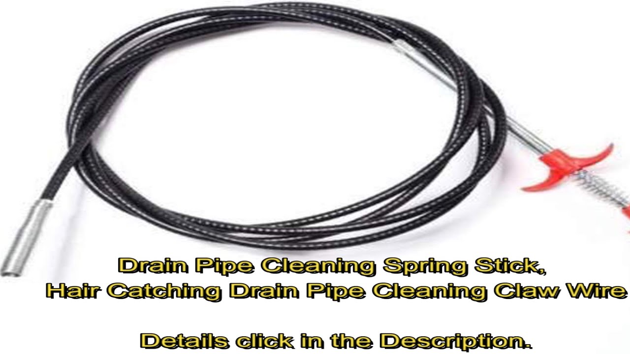 Drain Pipe Cleaning Spring Stick II Hair Catching Drain Pipe Cleaning ...