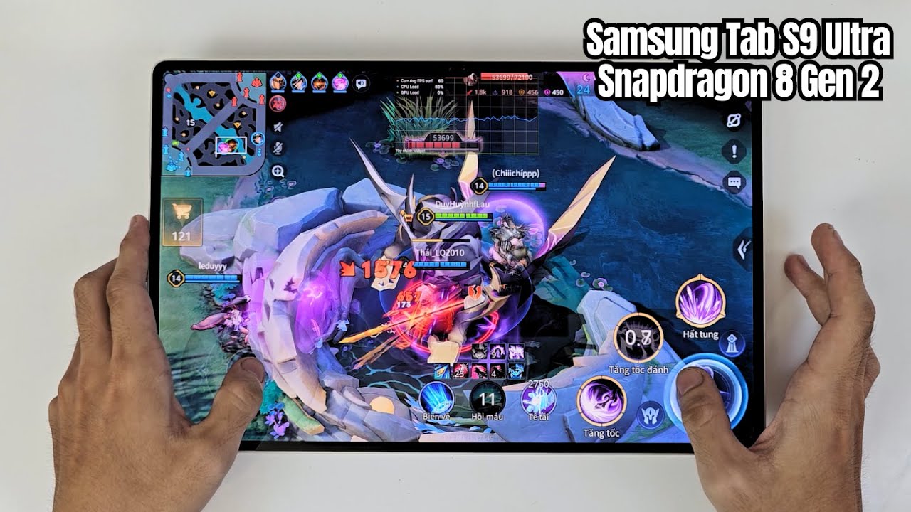 Test game Liên quân Mobile trên Samsung Tab S9 Ultra - YouTube