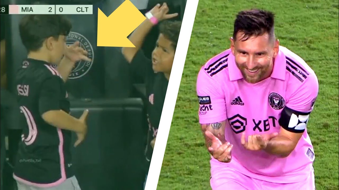 Ciro Messi dancing with Lionel Messi new goal celebration - YouTube