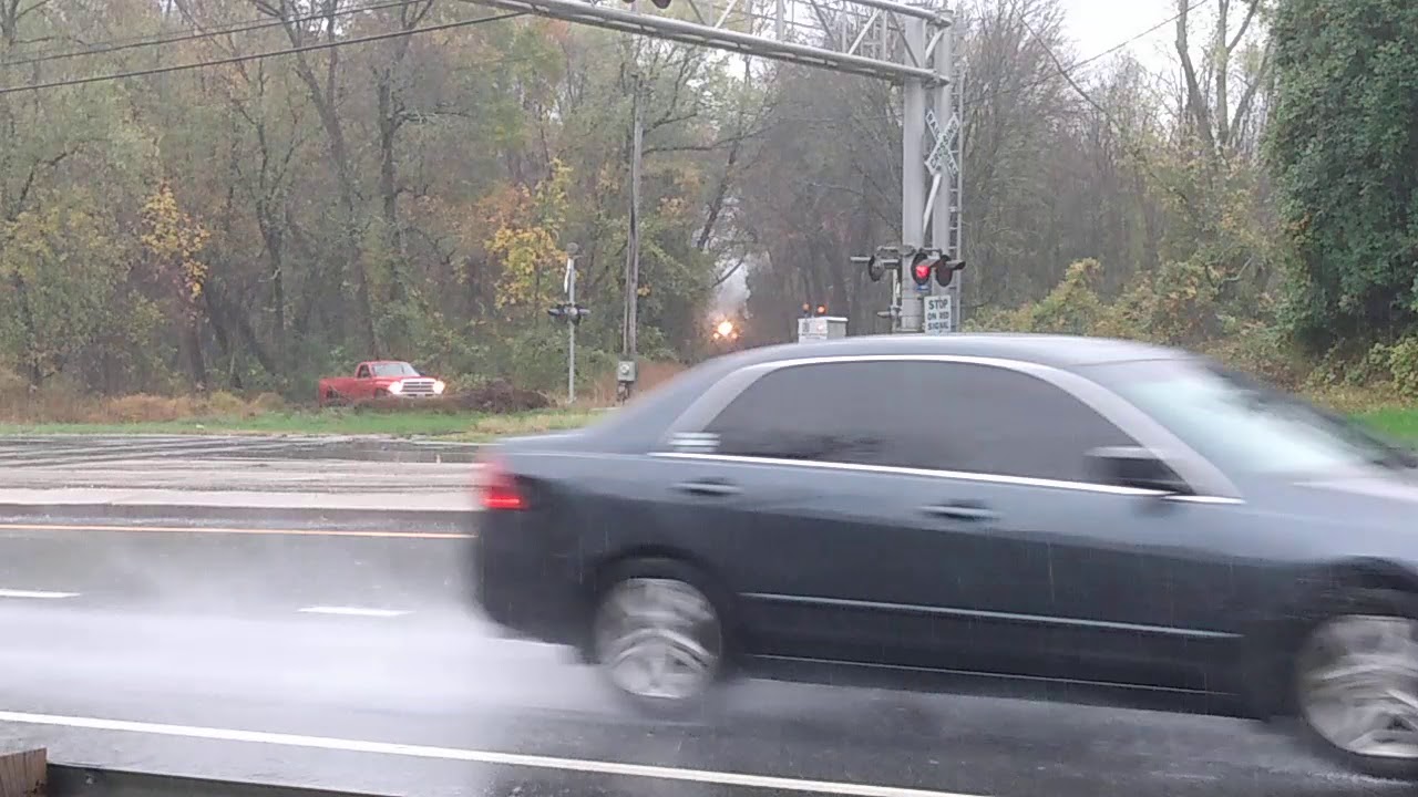 Wilmington and western #58 steaming through the rain. - YouTube