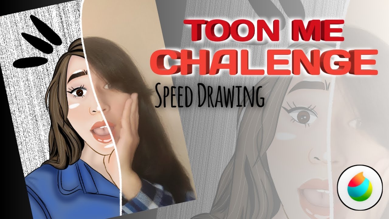 Toon Me Challenge 2020!!! (Speed Drawing) || Medibang Android - YouTube