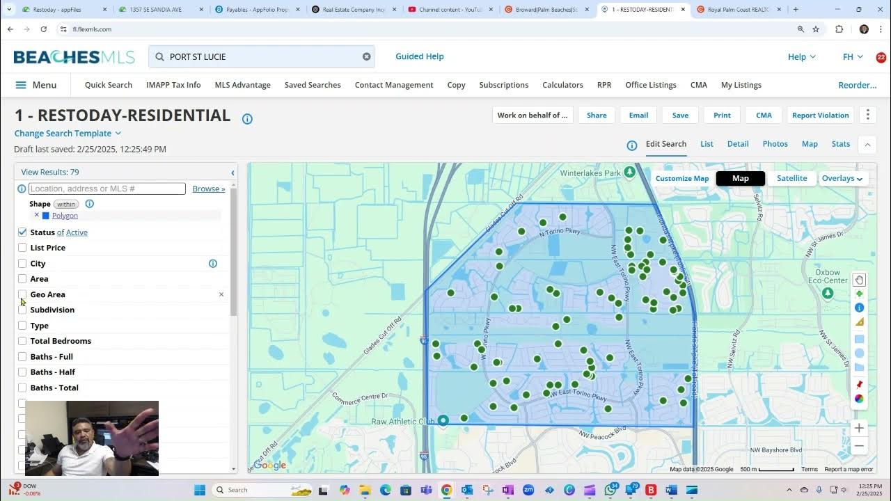 FLEXMLS BUSQUEDA CON MAPA BASICA - YouTube