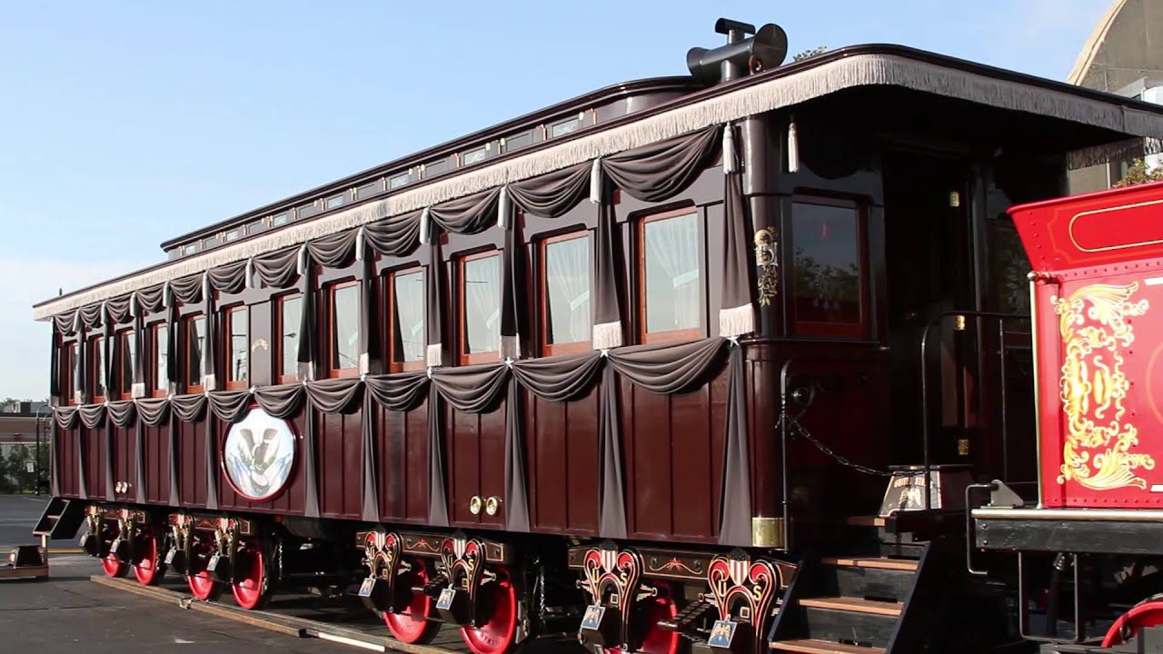 The Lincoln Funeral Train is at the Indiana Welcome Center - YouTube
