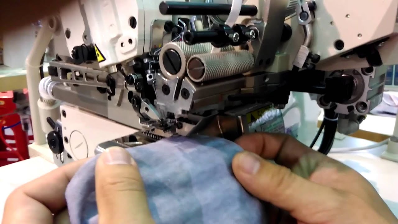 HIKARI CYLINDER BED OVERLOCK MACHINE - YouTube