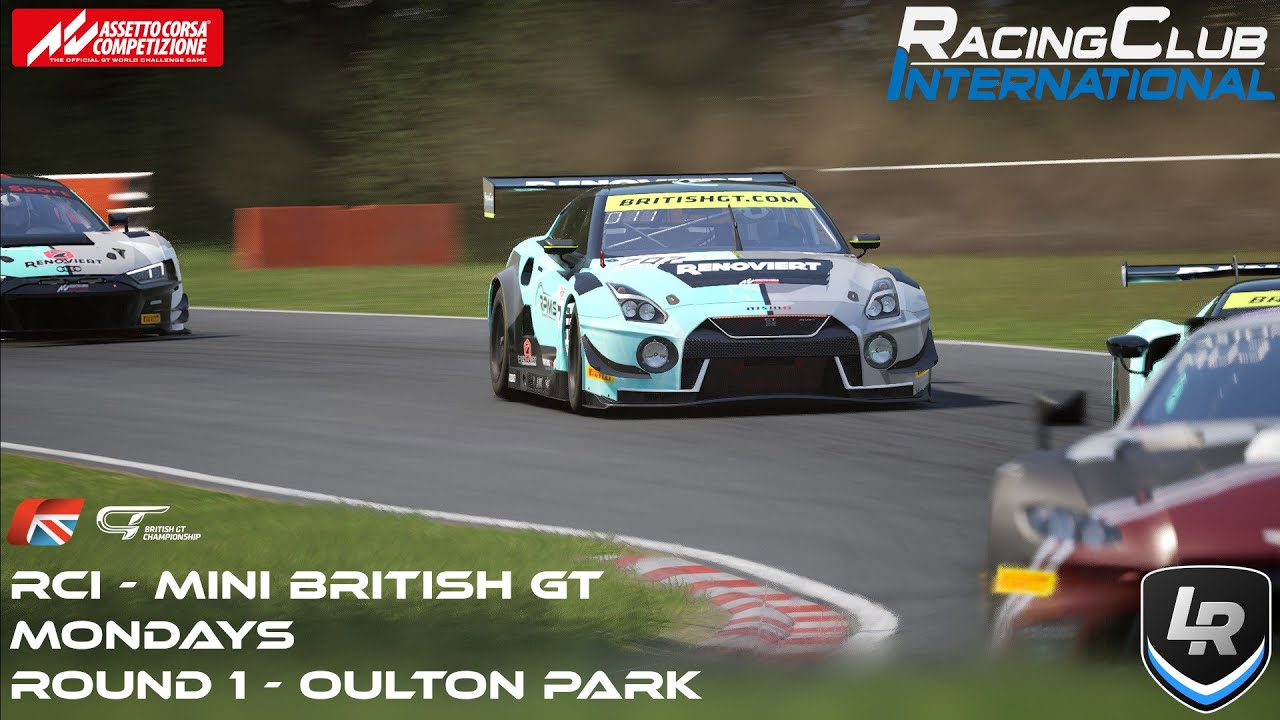 RCI British GT - Race 1 Oulton Park - YouTube