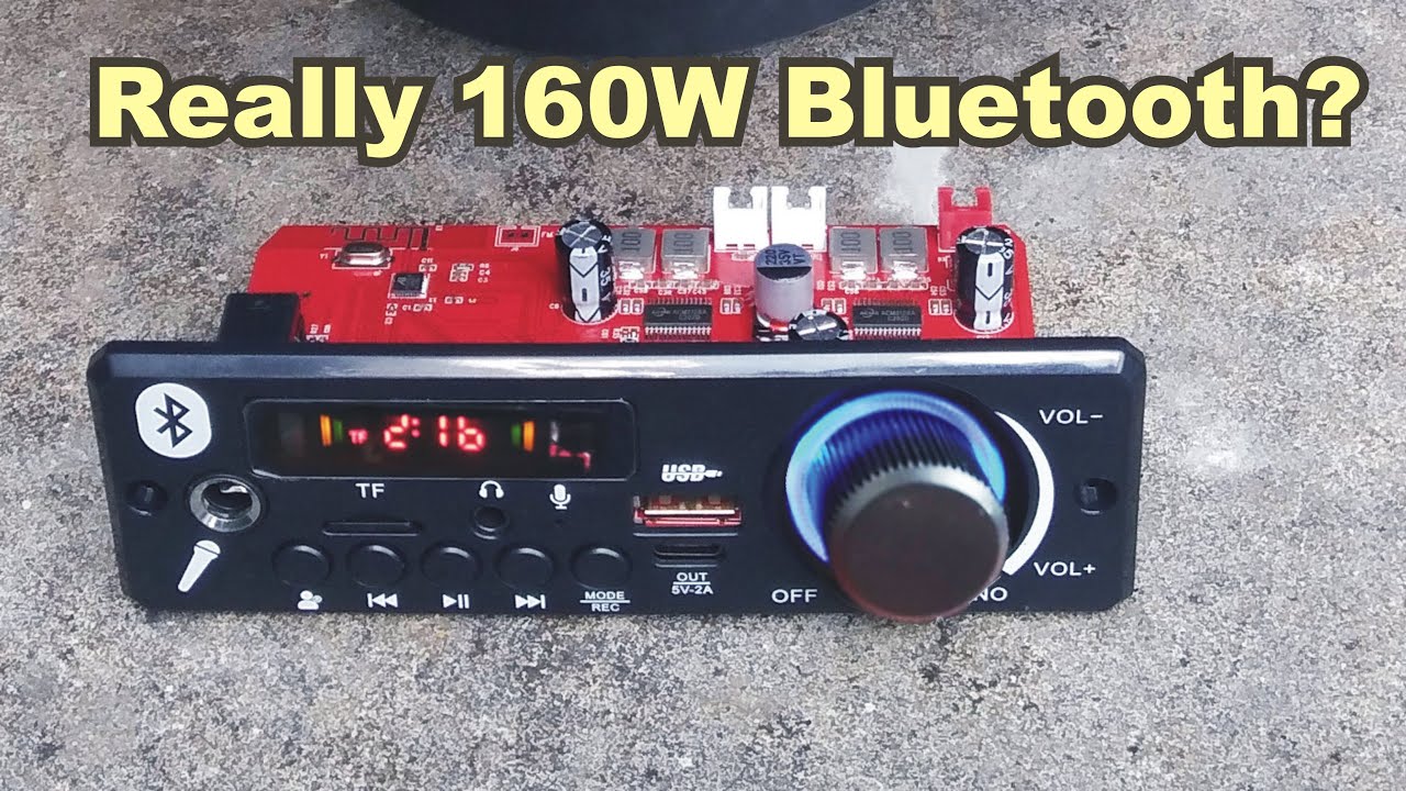 best 160W amplifier integrated bluetooth mp3 player kit | speaker sound ...