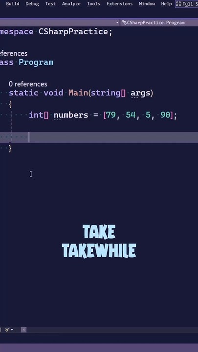 "Take()/TakeWhile()" LINQ Methods - Extract a Specific Number of Items - YouTube